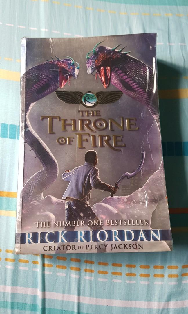 Rick Riordan's The Throne Of Fire., Hobbies & Toys, Books & Magazines ...