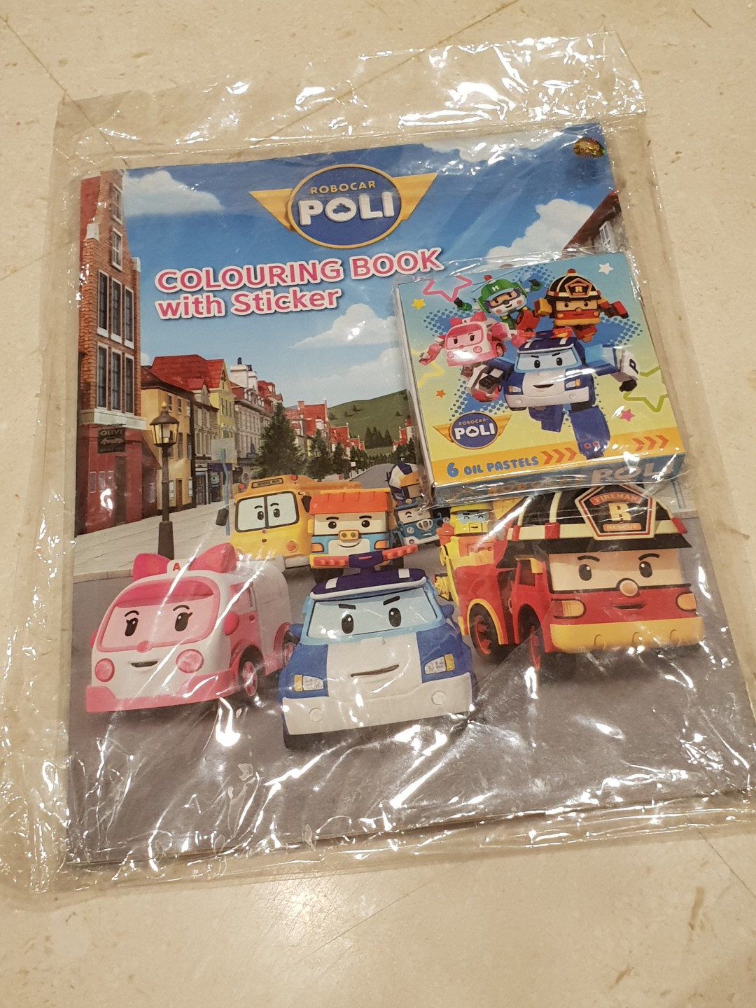 Robocar Poli colouring book, Hobbies & Toys, Stationery & Craft ...