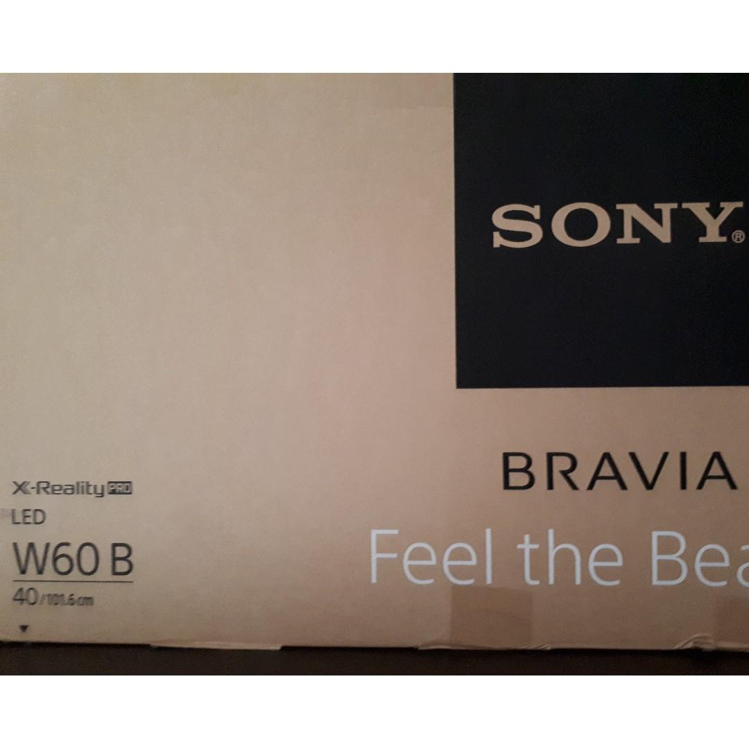 Sony 40 inch Smart TV (Model Bravia W60B) - RM1150, TV & Home ...