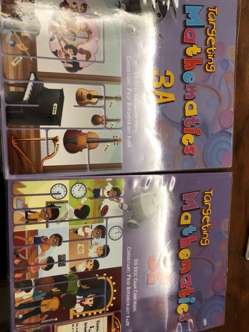 Targeting mathematics 3A & 3B textbook, Hobbies & Toys, Books ...