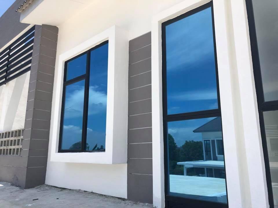 Tinted Rumah House Tint Blue Silver, Furniture & Home Living, Home ...