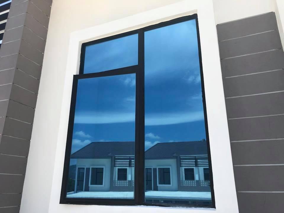 Tinted Rumah House Tint Blue Silver, Furniture & Home Living, Home ...