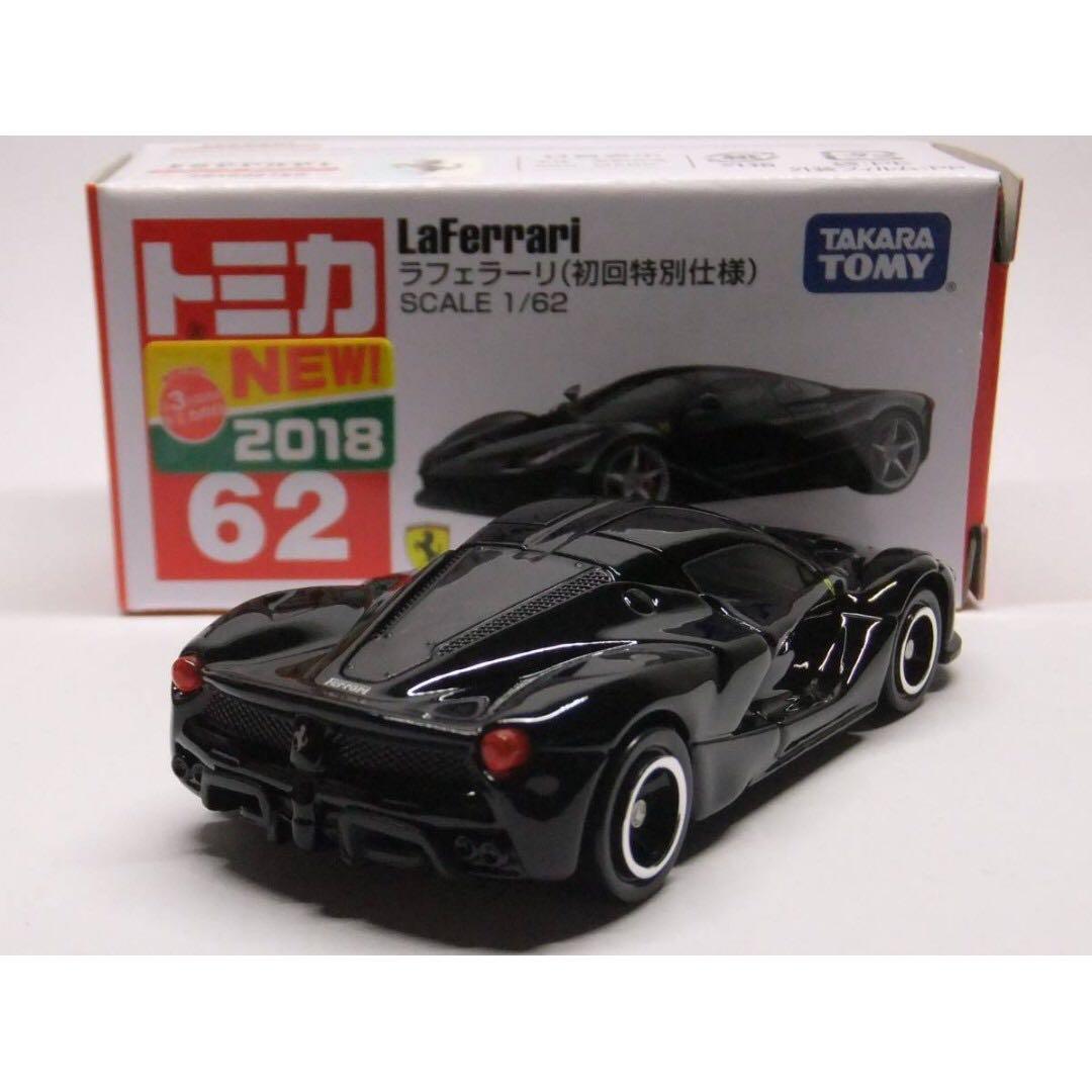 Tomica 合金車 No.62 Ferrari LaFerrari (初回特別仕樣), 興趣及遊戲, 玩具 & 遊戲類 - Carousell