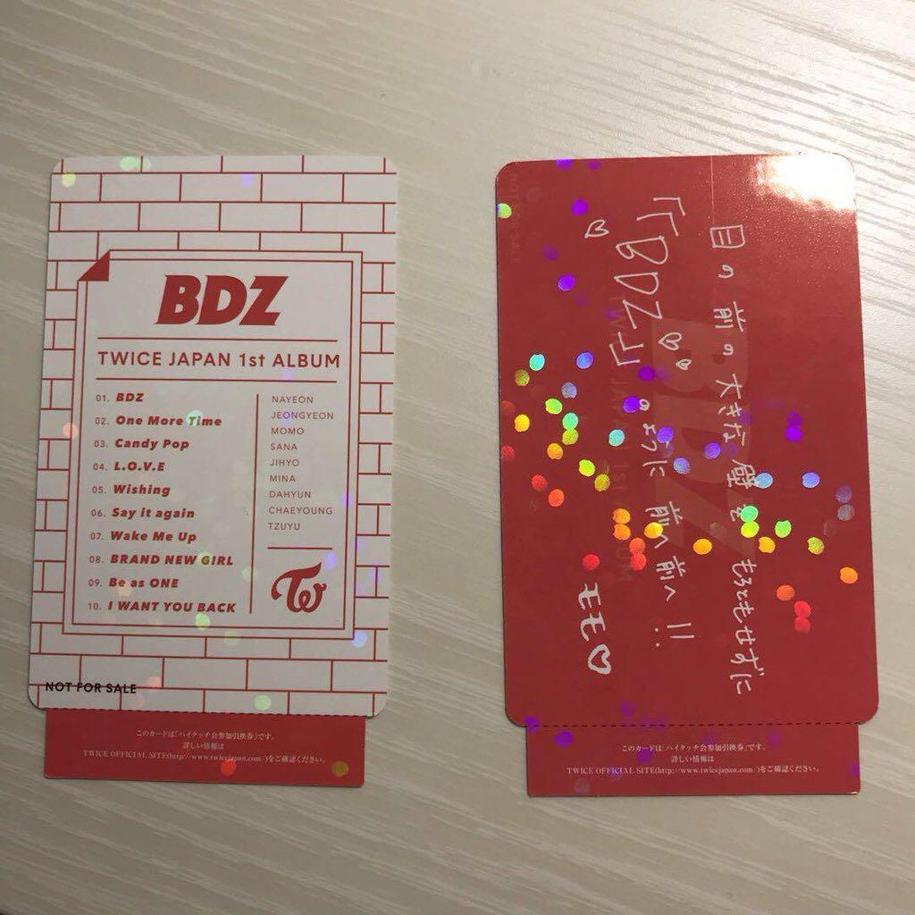 Twice BDZ Punched PC, Hobbies & Toys, Memorabilia & Collectibles, K ...