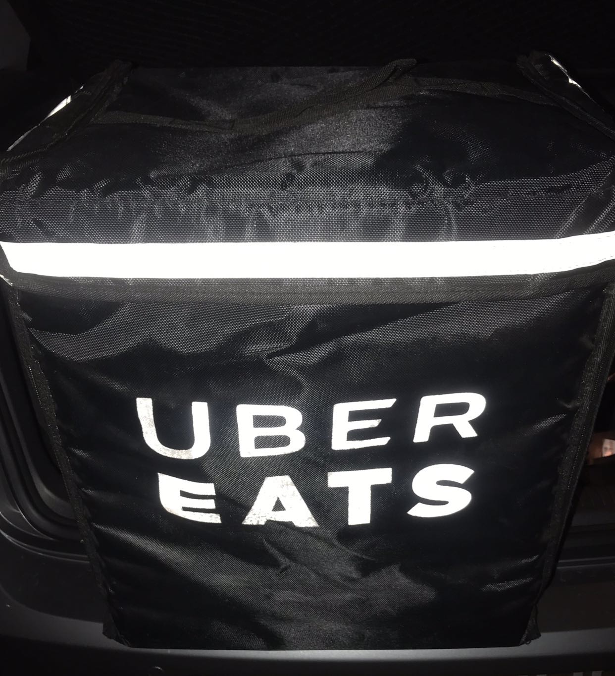 Ubereats bag, Motorcycles, Motorcycle Apparel on Carousell