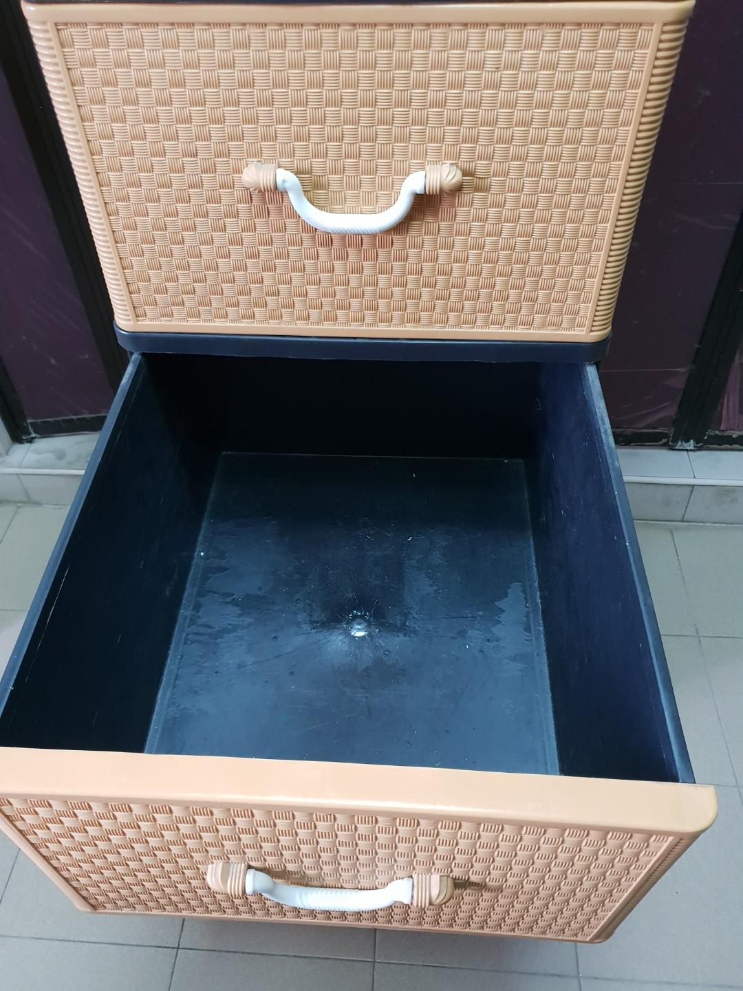 5 stack large plastic drawers/storage, Furniture & Home Living, Home ...