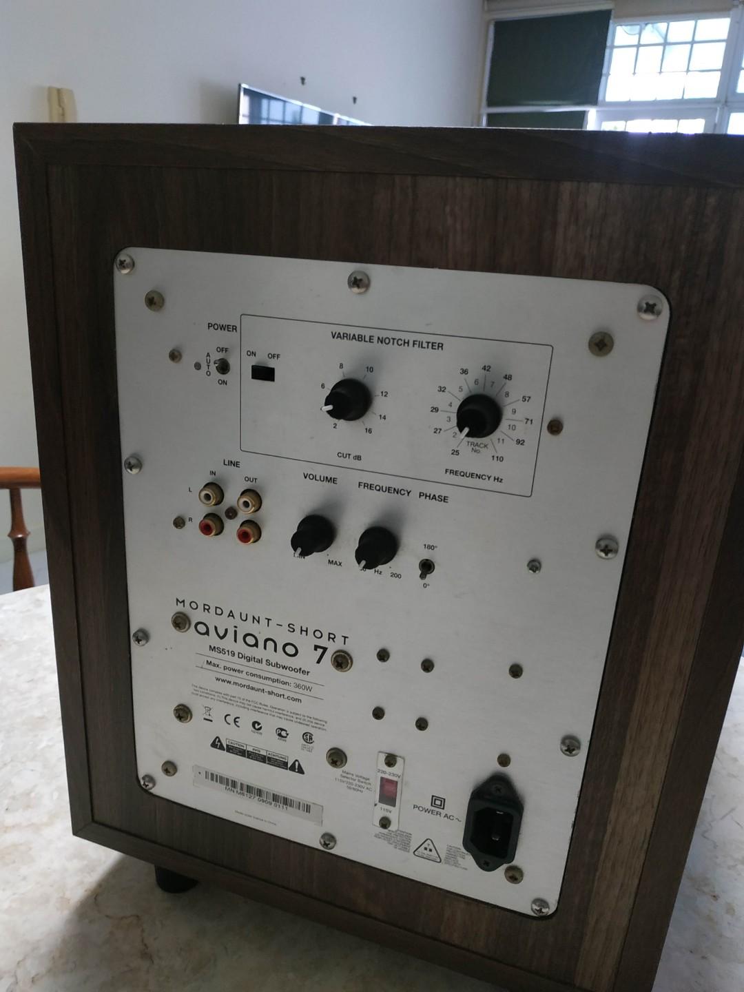 Beautiful Mordaunt Short Subwoofer, Audio, Soundbars, Speakers ...