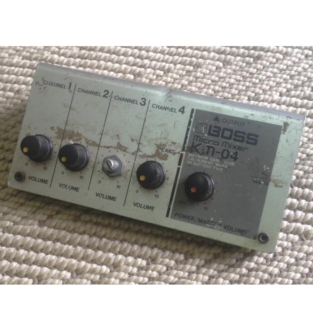 Boss Km-04 Micro Mixer, Hobbies & Toys, Music & Media, Music ...