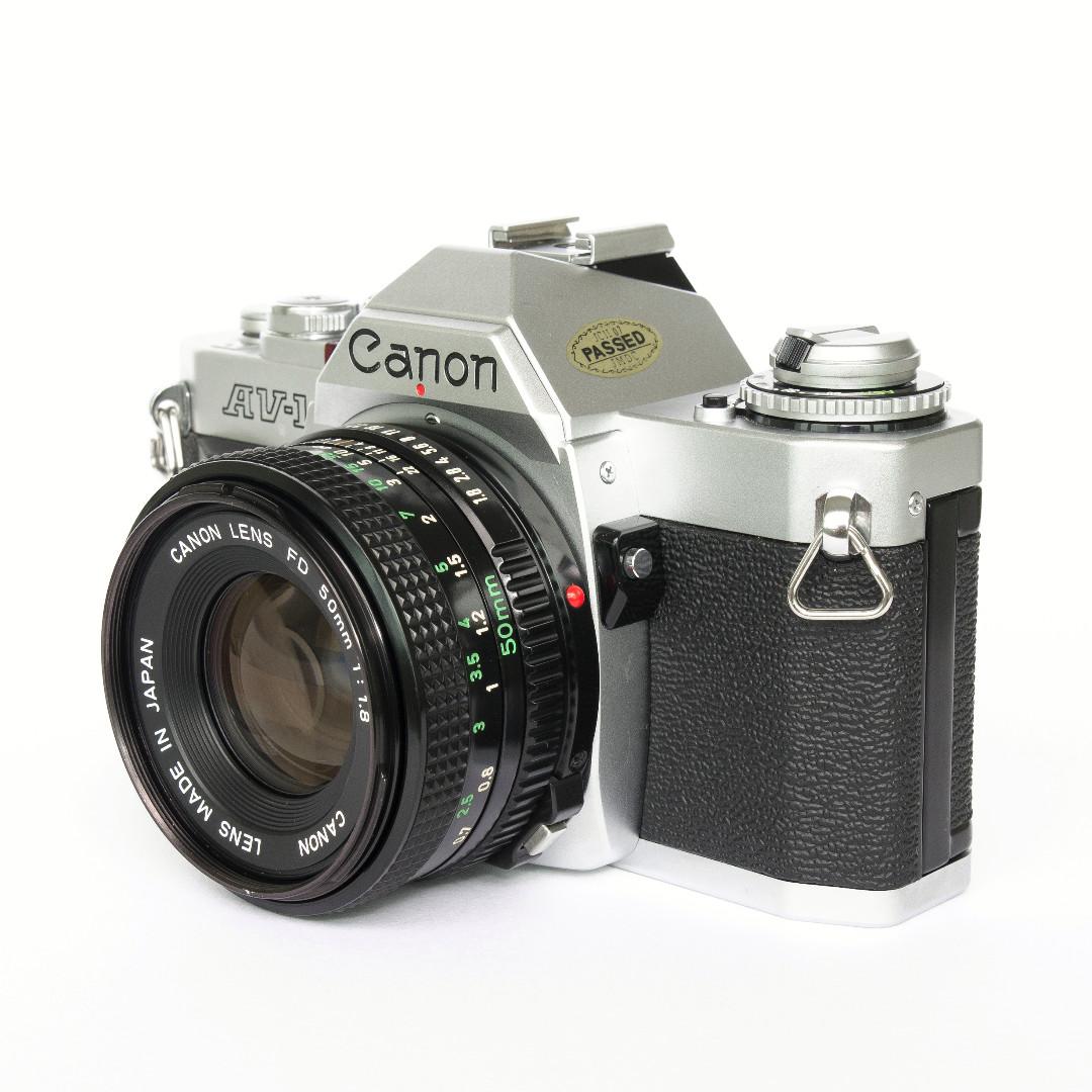 Canon AV-1 35mm Film Camera (Aperture-priority brother of AE-1) + Canon ...