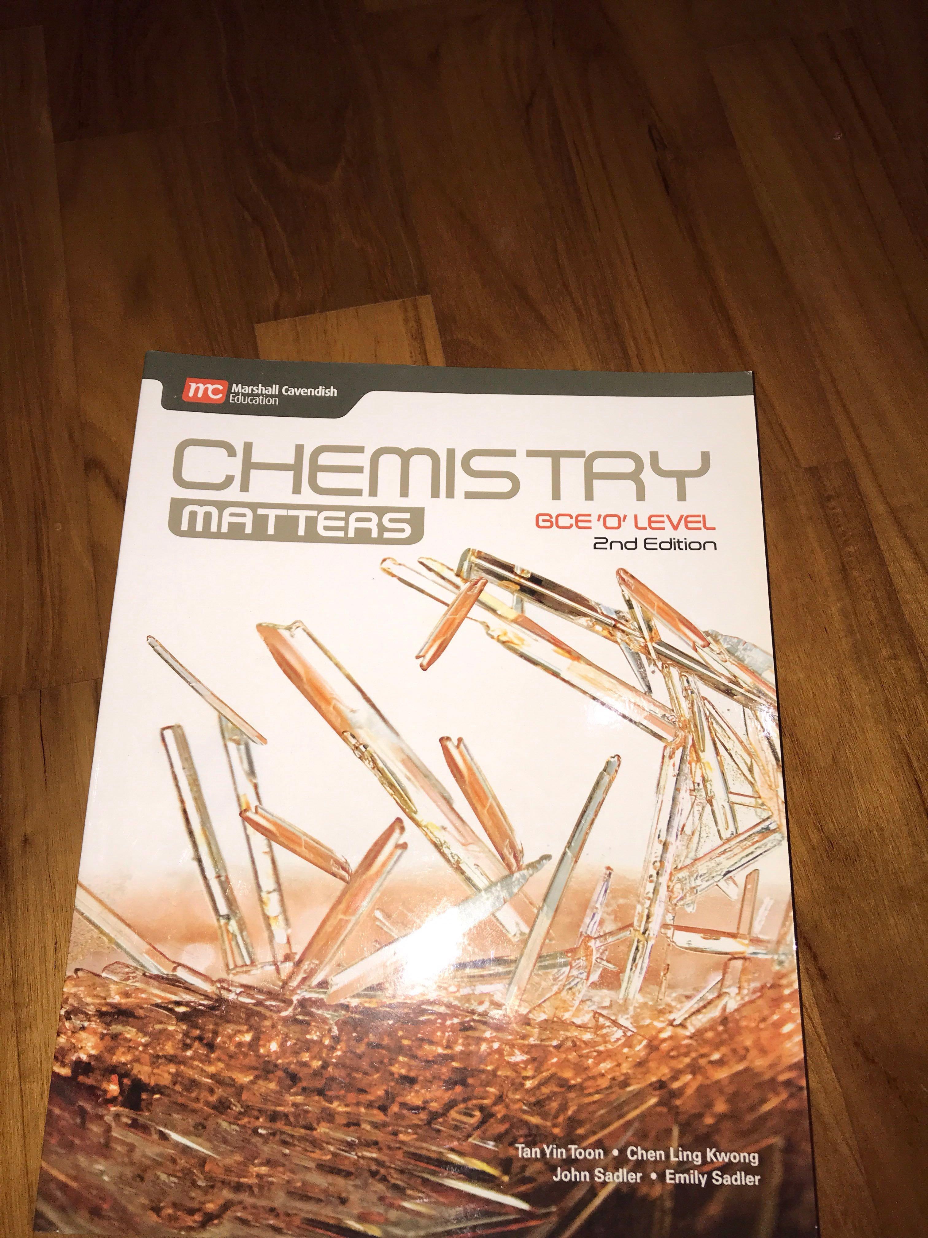 Chemistry Matters GCE ‘O’ Level 2nd Edition textbook, Hobbies & Toys ...