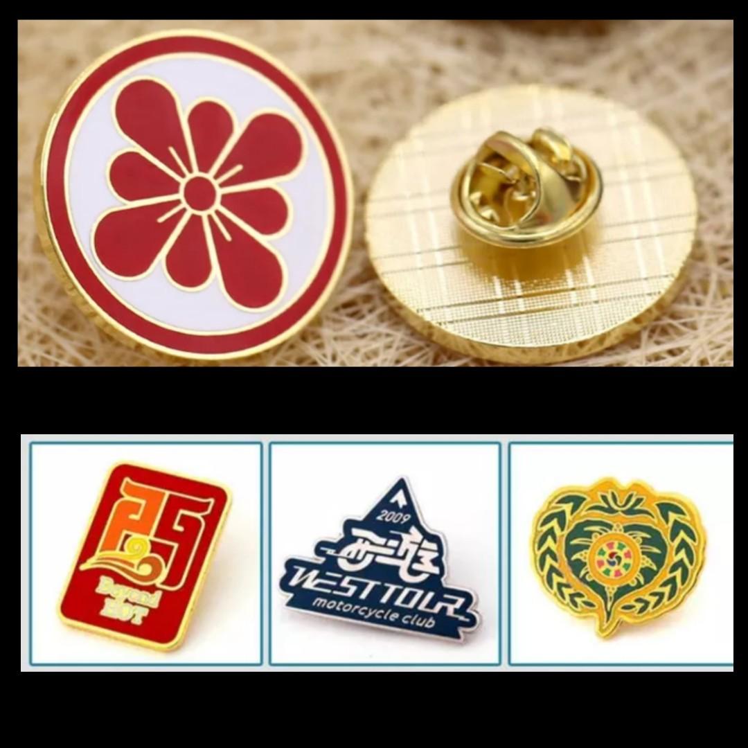 Customise Metallic Collar Pins Badges, Hobbies & Toys, Stationery ...