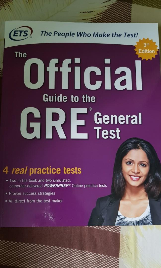 ETS The official Guide to the GRE General Test 3rd edition (latest ...