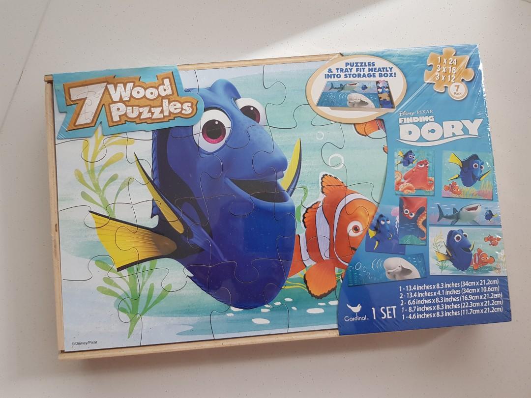 Finding Nemo Wooden puzzle, Hobbies & Toys, Toys & Games on Carousell