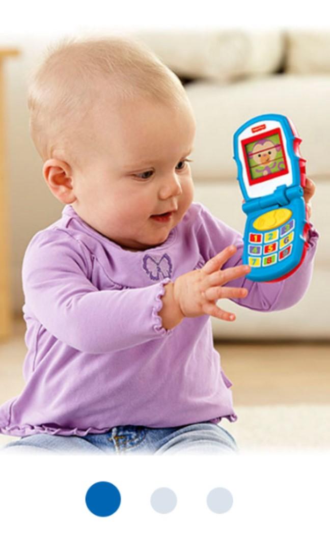 FISHER PRICE friendly flip phone toy, Babies & Kids, Infant Playtime on ...