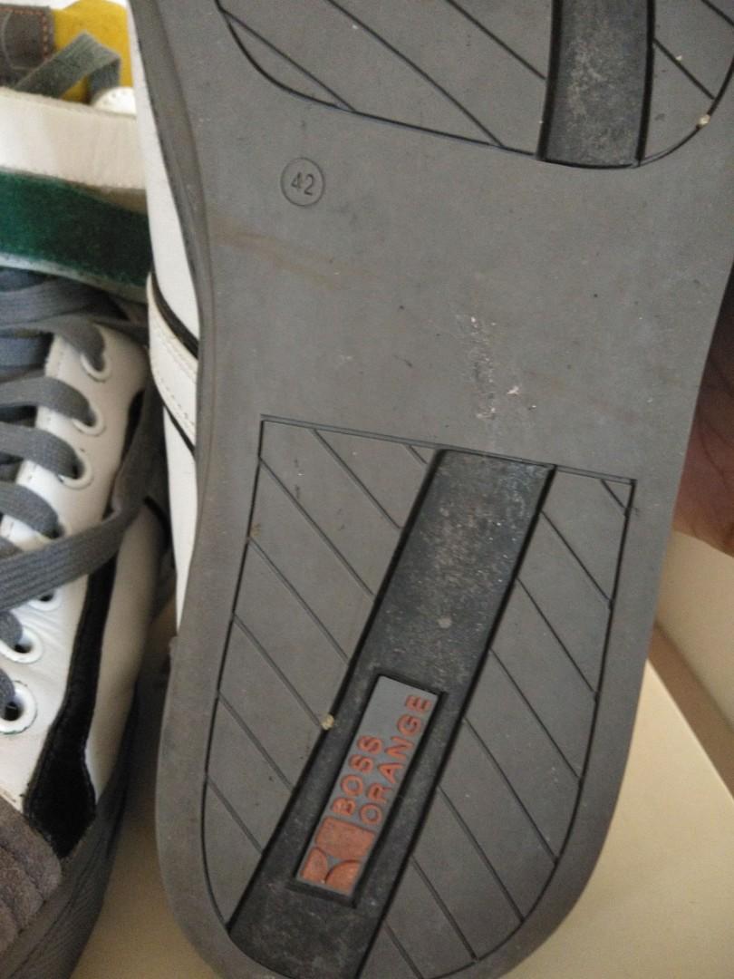 Hugo Boss High Cut Sneakers, Men's Fashion, Footwear, Sneakers on Carousell