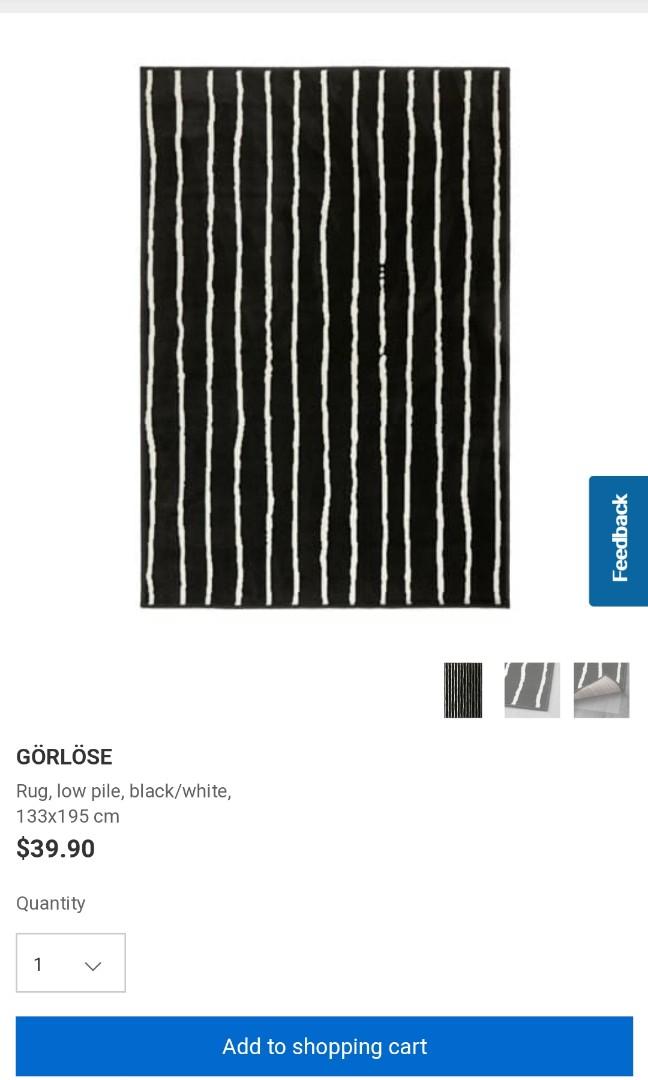 Ikea carpet - Gorlose Rug, Furniture & Home Living, Home Decor, Carpets ...