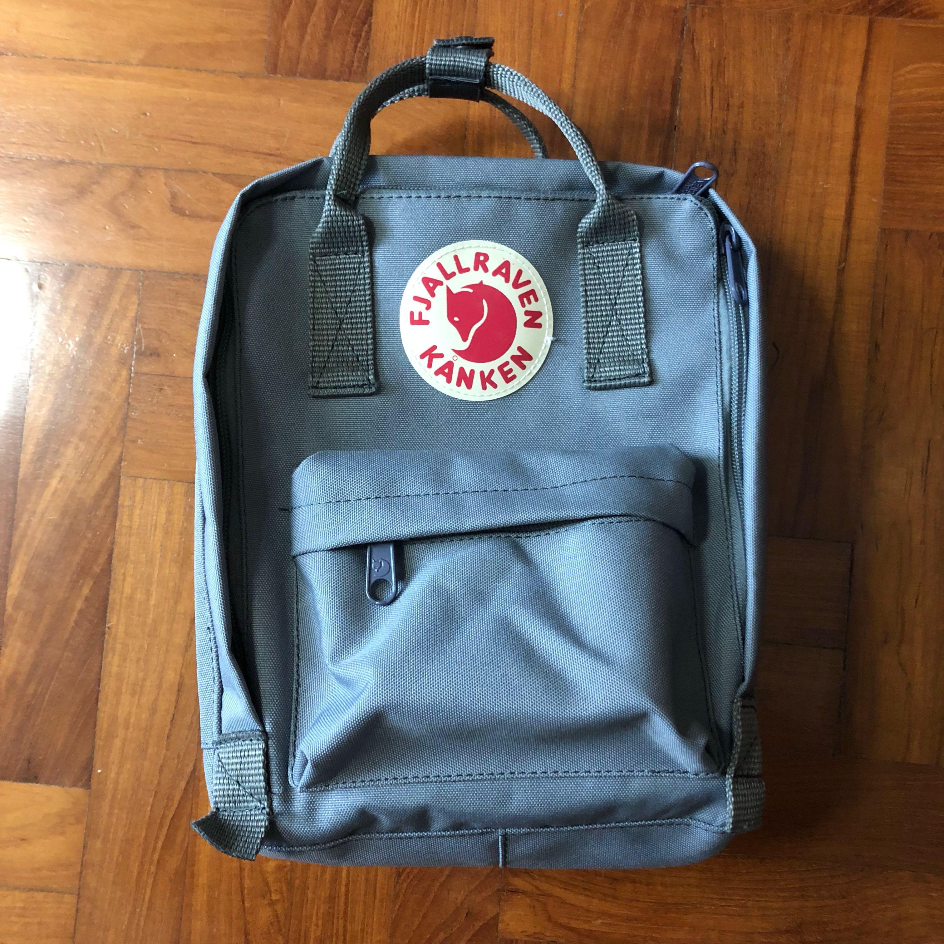 Kanken Backpack Mini (Grey), Women's Fashion, Bags & Wallets, Backpacks ...