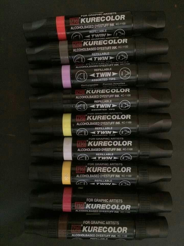 Zig Kure Colors Twin Tip (Markers), Hobbies & Toys, Stationary & Craft ...