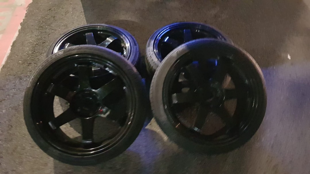 Original ROTA Rim 18 inch with Continental Tyre, Car Accessories, Tyres ...