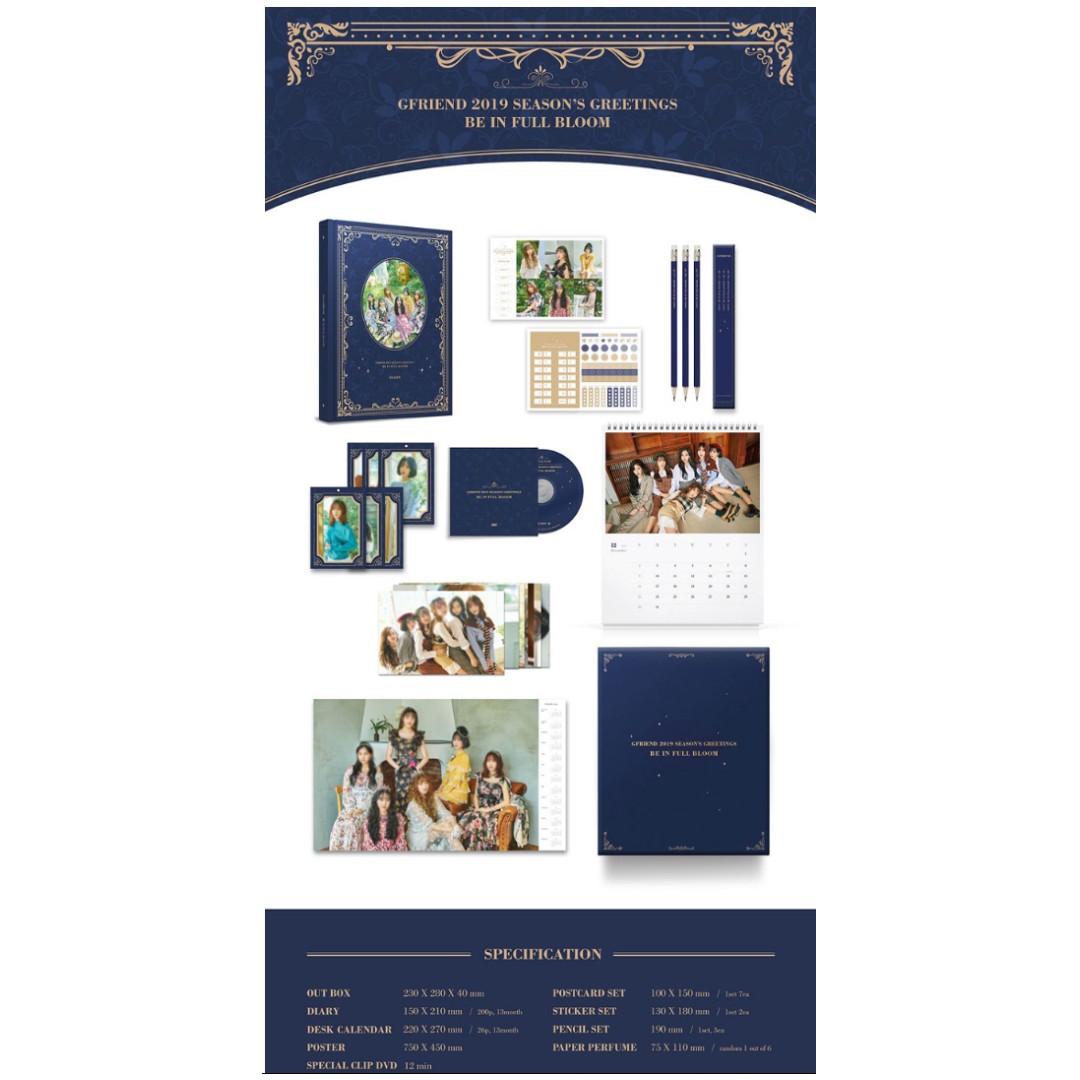 [PO/SHARING] GFriend 2019 Seasons Greetings - Be In Full Bloom, Hobbies ...