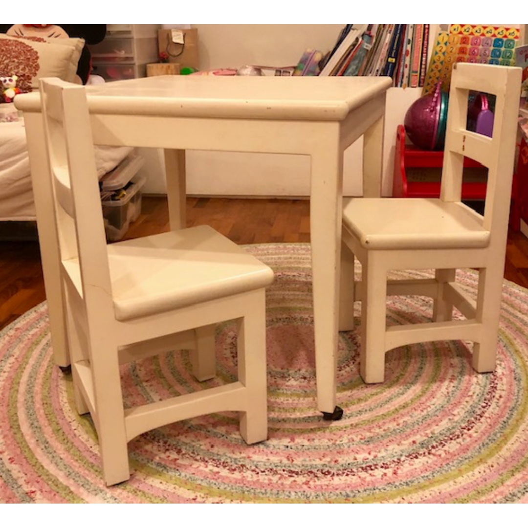 Set of Table with 2 Chairs for kids, Babies & Kids, Baby Nursery & Kids ...