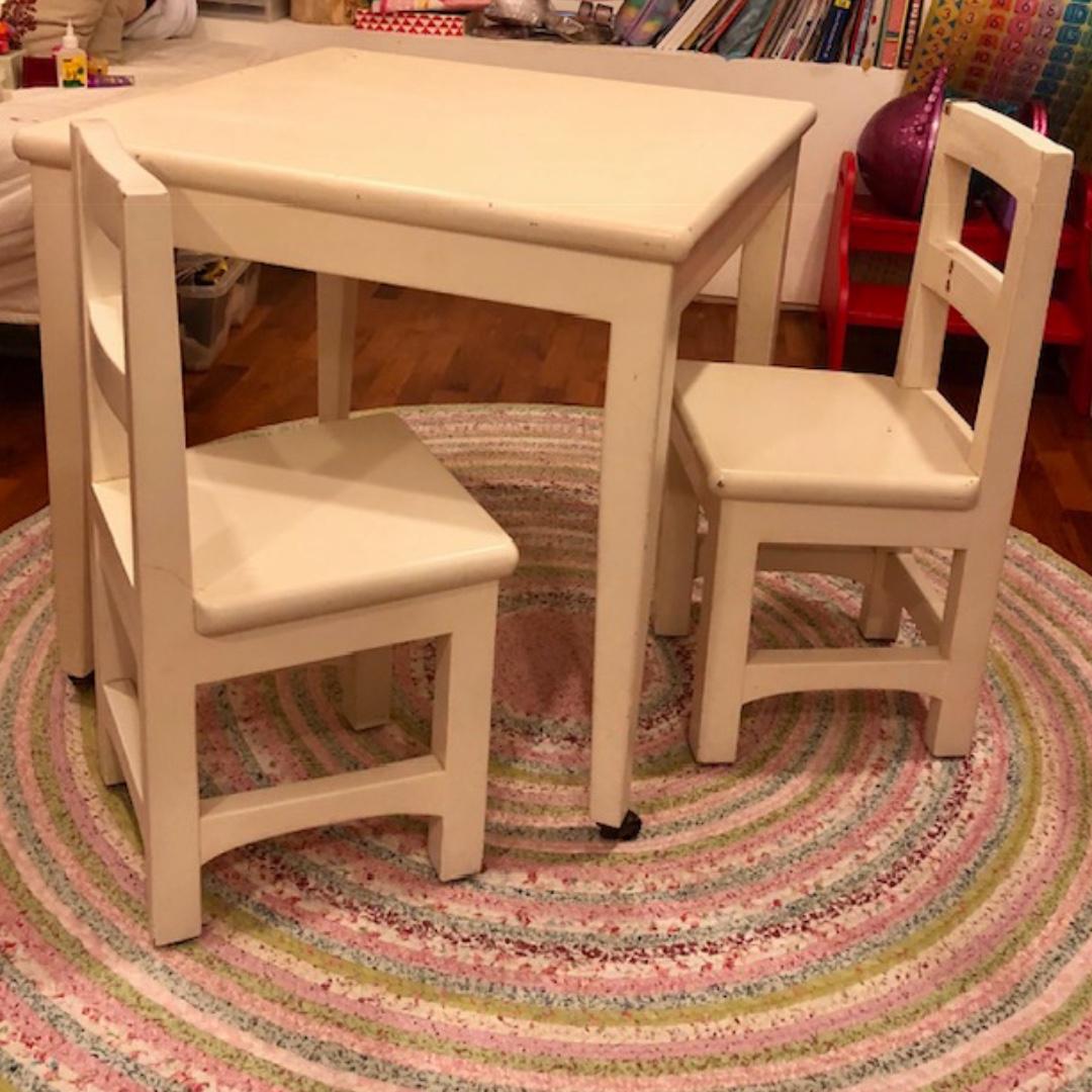 Set of Table with 2 Chairs for kids, Babies & Kids, Baby Nursery & Kids ...