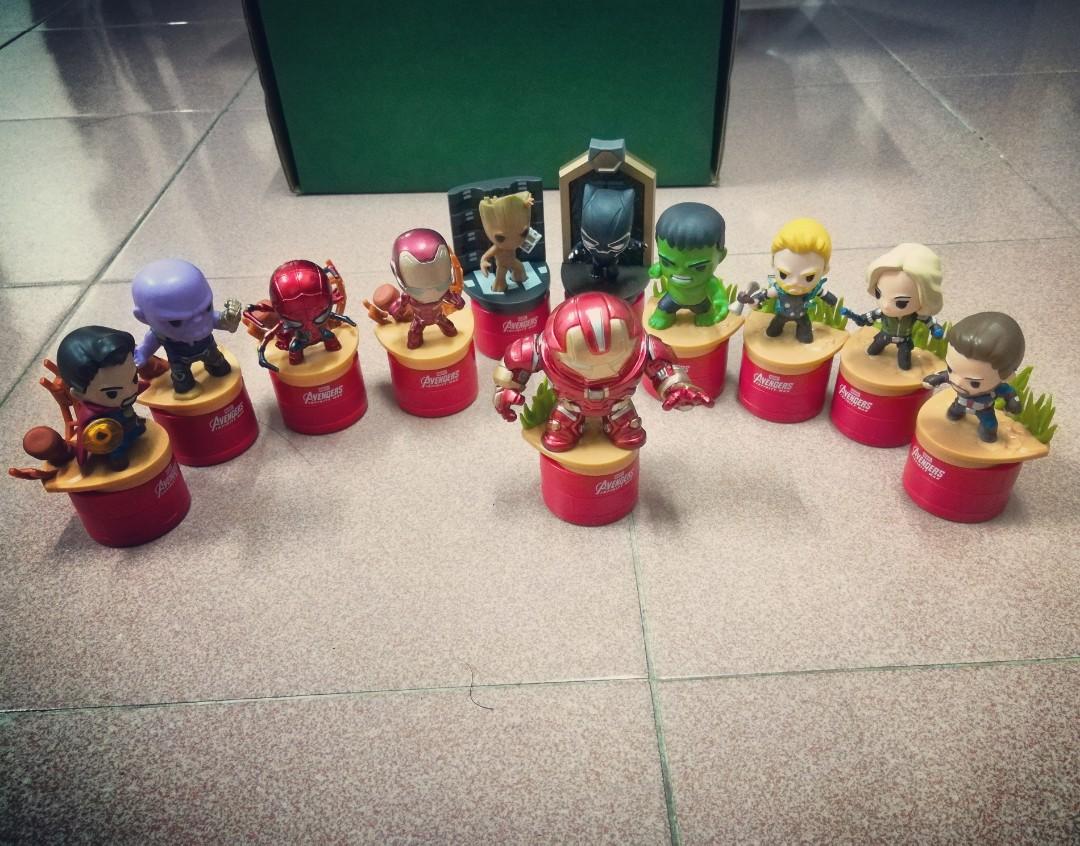 Tesco Marvel's Avengers Complete 11 Figurines, Hobbies & Toys ...