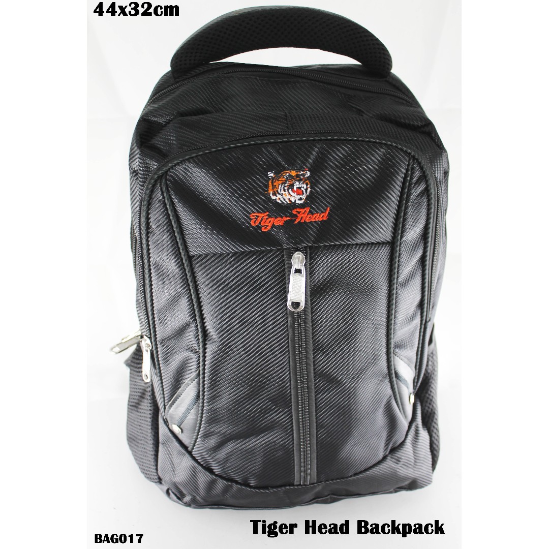 Tiger Head Backpack #BAG017, Men's Fashion, Bags, Backpacks on Carousell