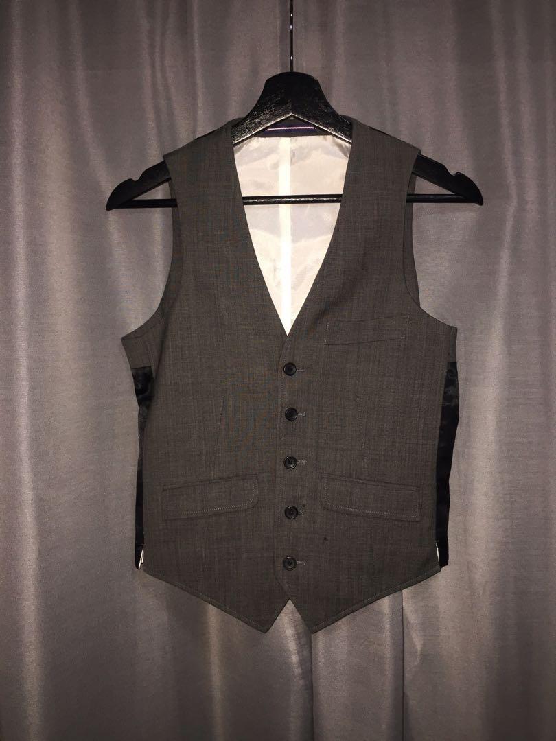 Topman Formal Vest, Men's Fashion, Tops & Sets, Formal Shirts on Carousell