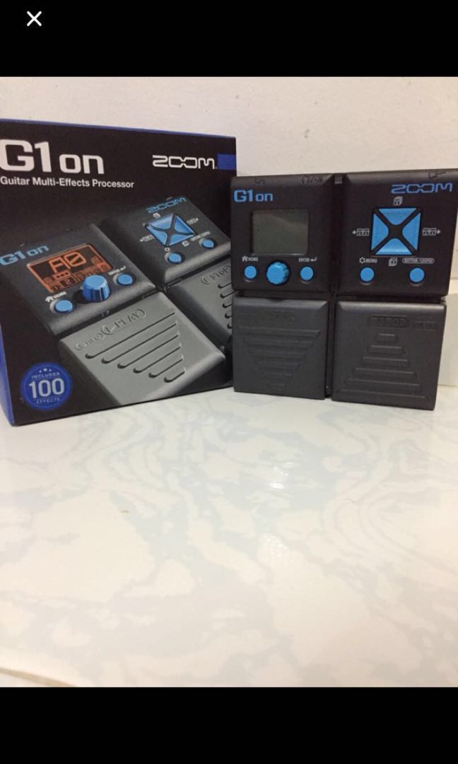 Zoom G1on Multieffects, Hobbies & Toys, Music & Media, Music ...