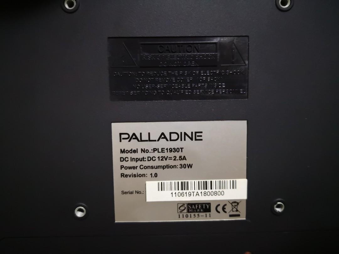 19 inch Palladine LED TV w/Plug & HDMI Cable, TV & Home Appliances, TV ...