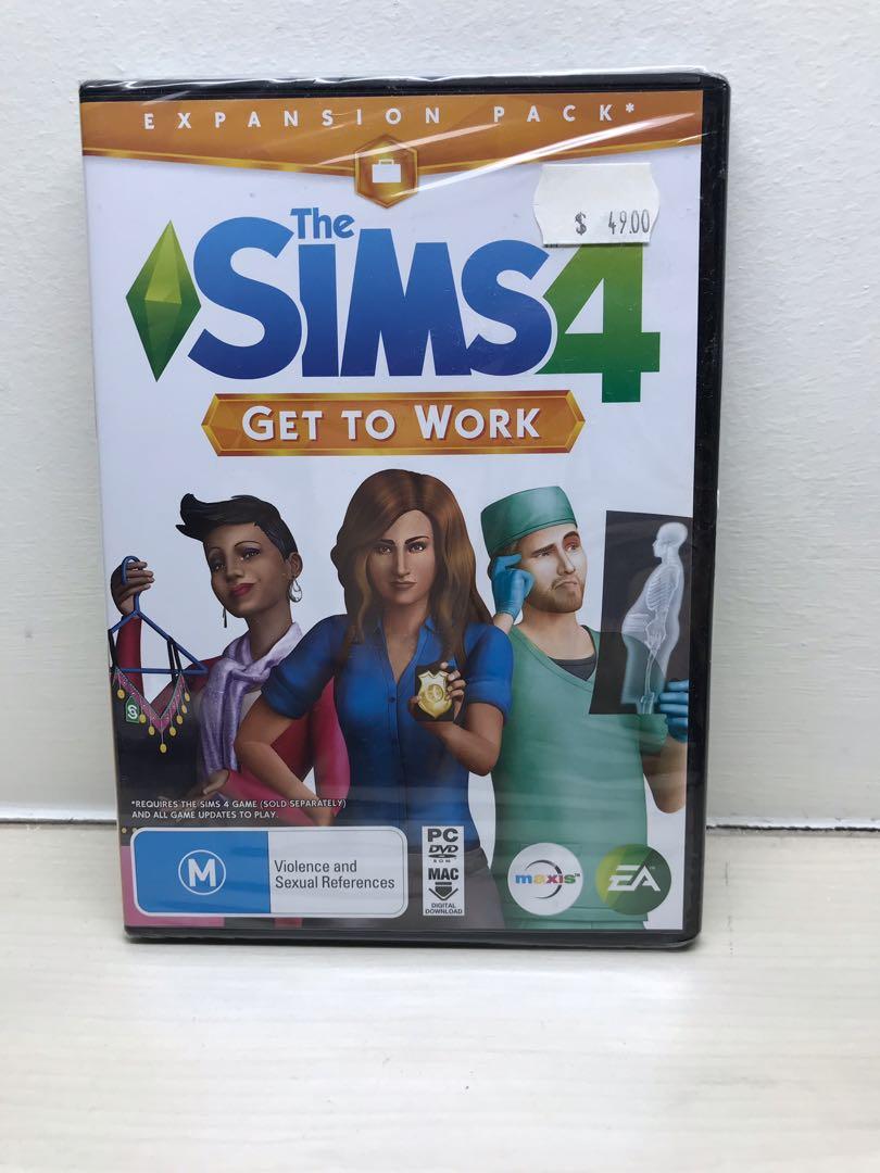 *BRAND NEW* PC Sims4 Get To Work Expansion pack, Video Gaming, Gaming ...
