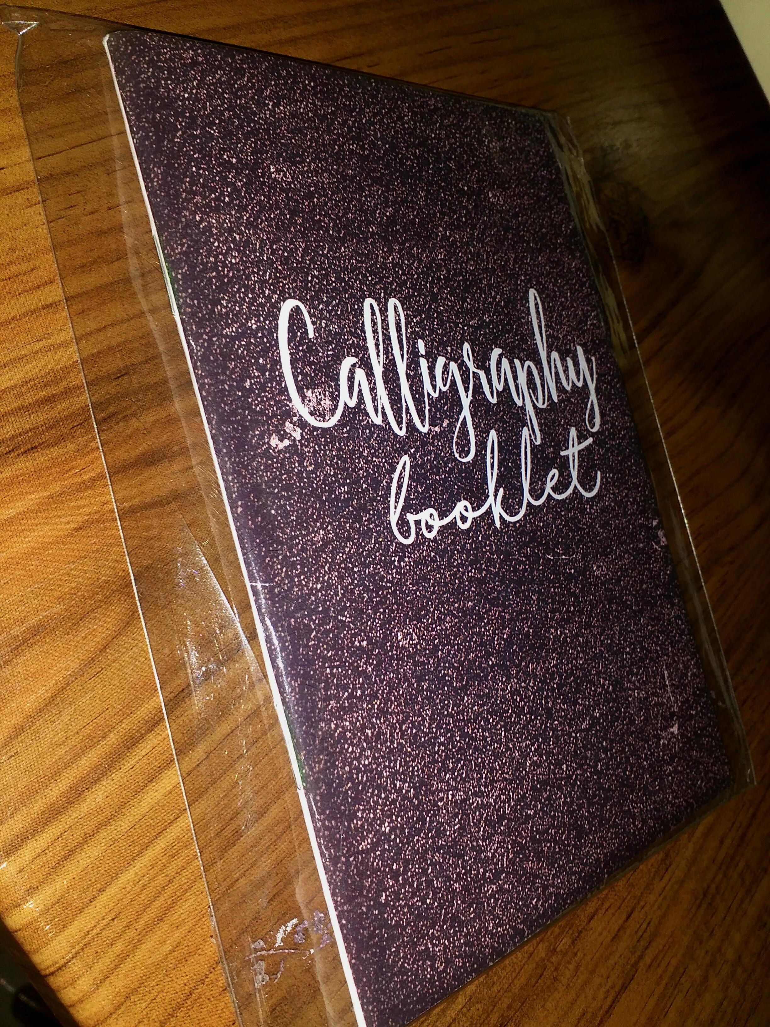 Calligraphy Practice Booklet, Hobbies & Toys, Stationary & Craft, Craft ...