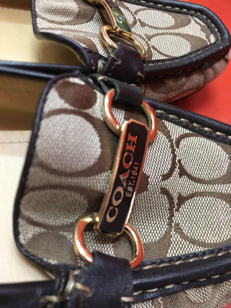 COACH DRIVING SHOES (ORIGINAL), Women's Fashion, Footwear, Sneakers on ...