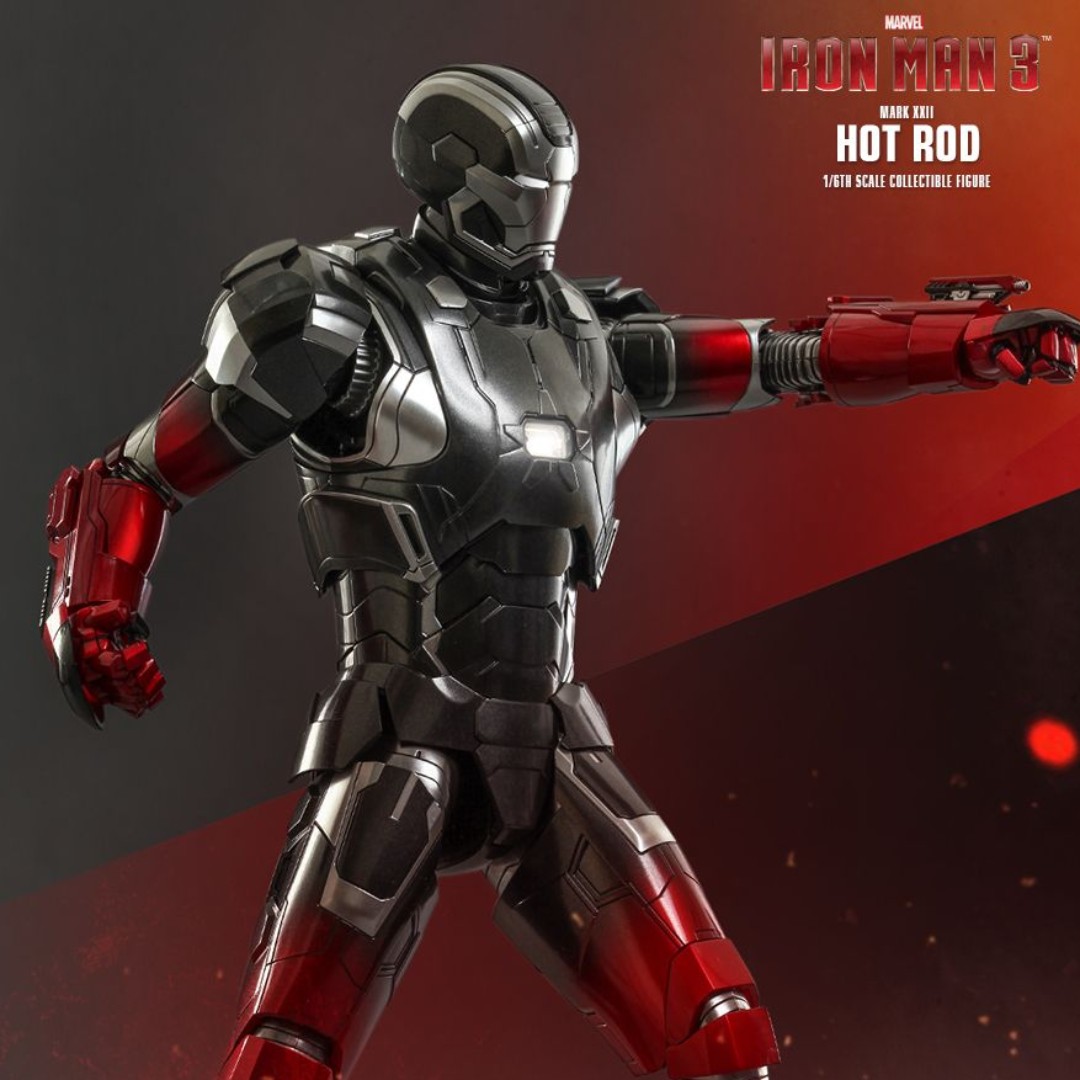 Hot Toys IRON MAN 3 HOT ROD (MARK XXII) 1/6TH SCALE COLLECTIBLE FIGURE ...