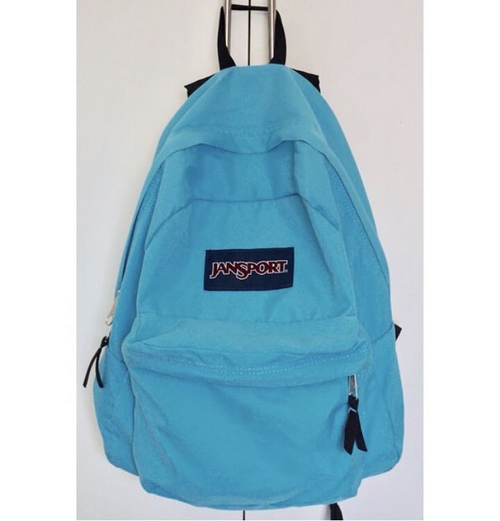 Jansport Blue Backpack, Women's Fashion, Bags & Wallets, Backpacks on ...