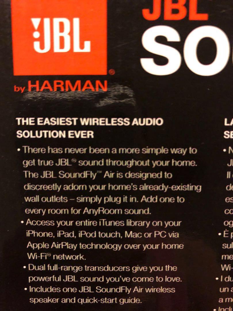 JBL Soundfly Air, Audio, Soundbars, Speakers & Amplifiers on Carousell