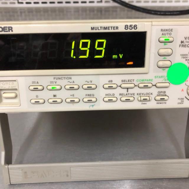 Leader Digital Multimeter, Model : 856, Health & Nutrition, Health ...