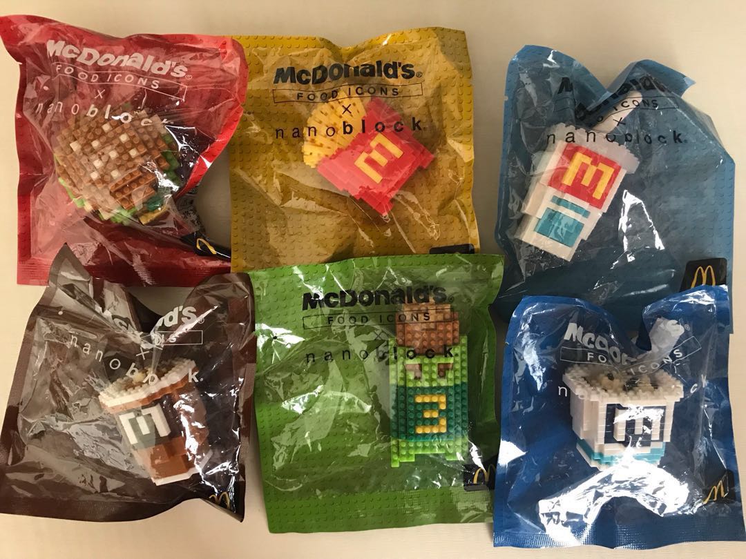 McDonald's Full Set Nanoblock, Hobbies & Toys, Toys & Games on Carousell
