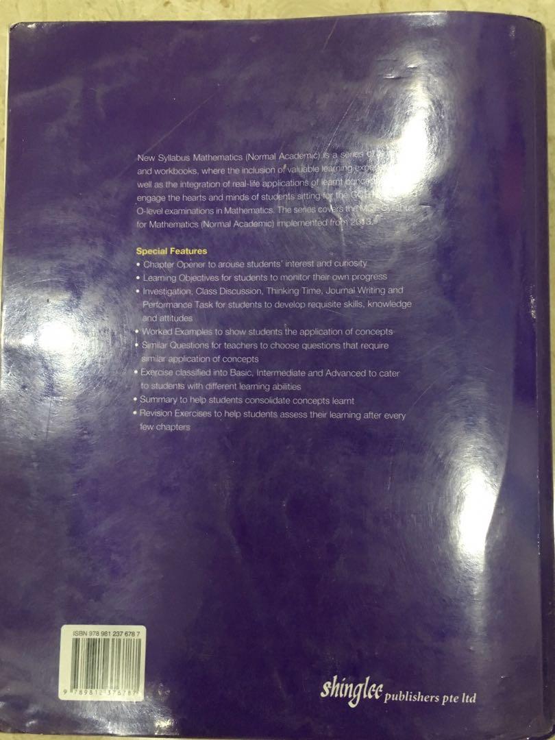 New Syllabus Mathematics, Normal (Academic) Textbook, Hobbies & Toys ...