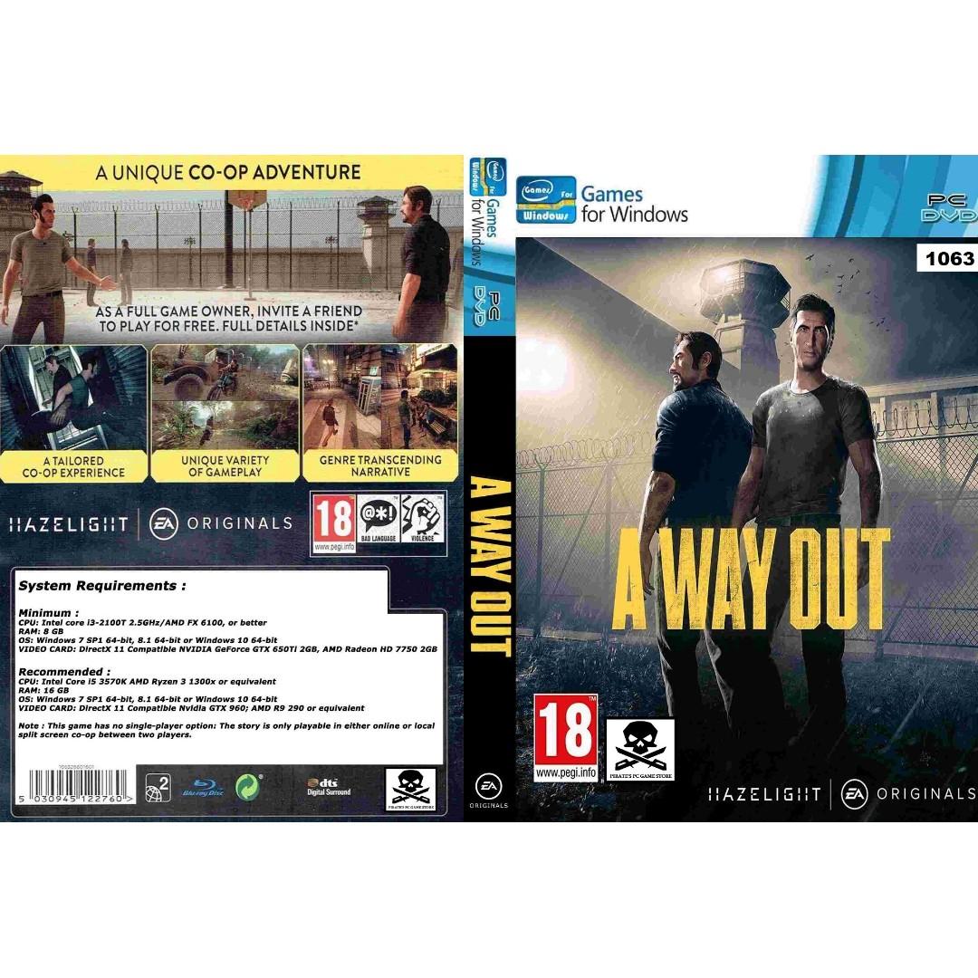 (PC) A Way Out, Video Gaming, Video Games, PlayStation on Carousell