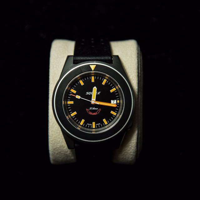 Squale 50 Atmos Opaco Bund Originale, Luxury, Watches on Carousell