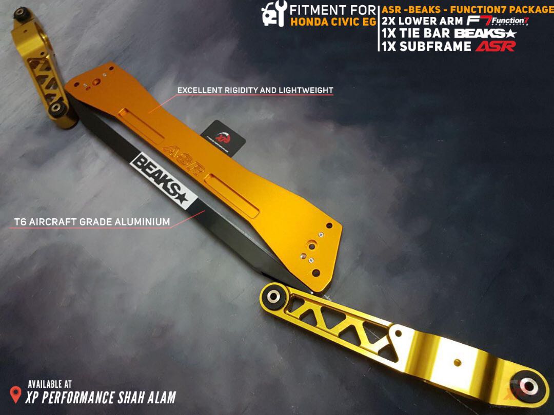 Subframe With Lower Arm and Tie Bar Set For Honda Civic EG, Auto ...