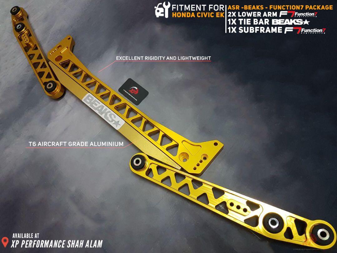 Subframe With Lower Arm and Tie Bar Set For Honda Civic EK, Auto ...