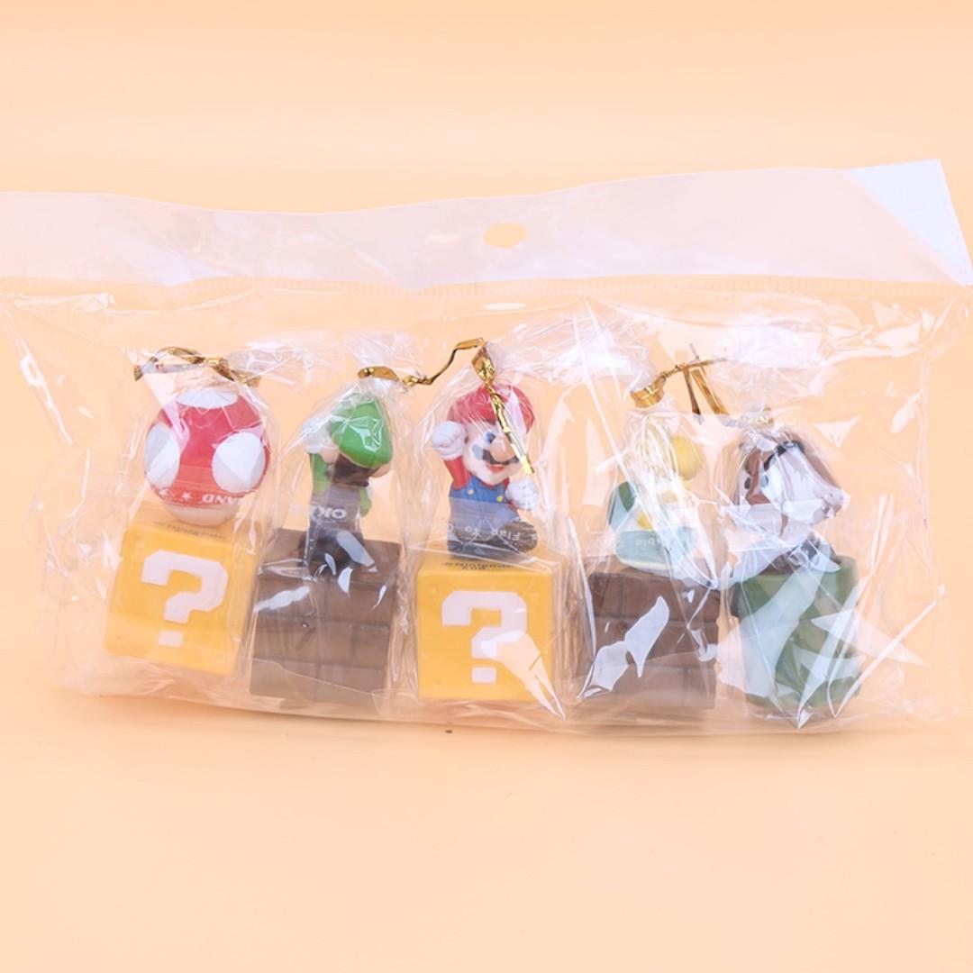 Super Mario Bros Figures Bundle Blocks Mario Goomba Luigi Koopa Troopa ...