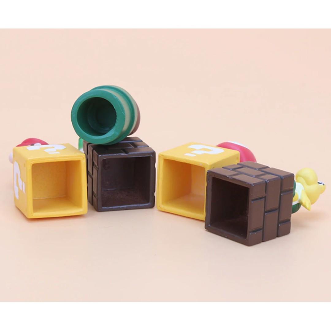 Super Mario Bros Figures Bundle Blocks Mario Goomba Luigi Koopa Troopa ...