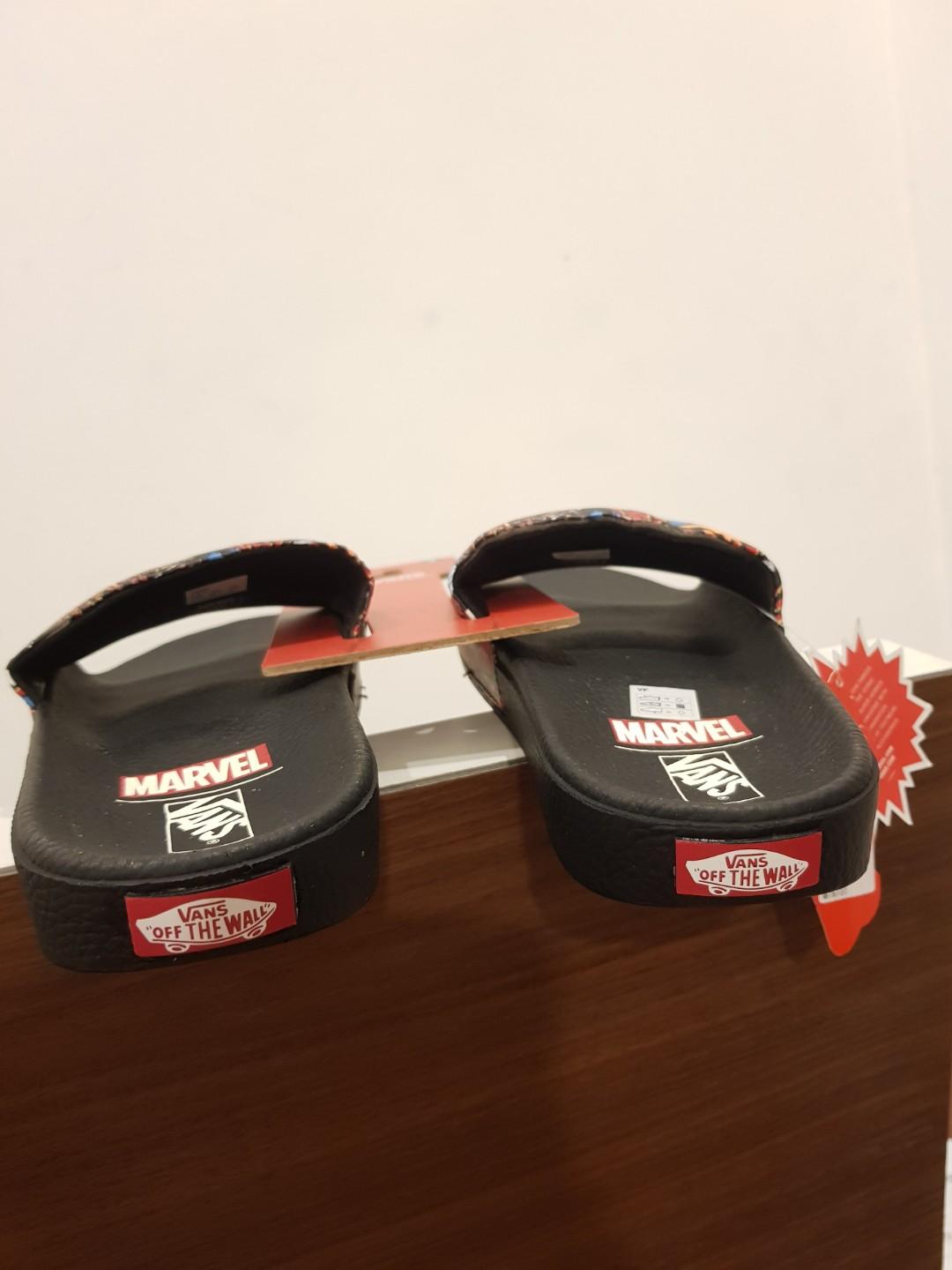 VANS Marvel Spider-man Sliders, Men's Fashion, Footwear, Flipflops and ...
