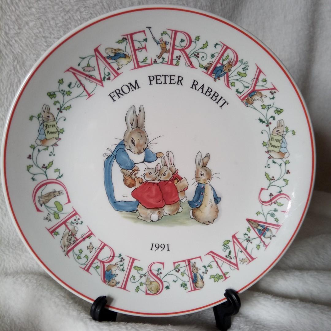 Vintage Frederick Warne & Co 1991 Peter Rabbit Christmas Plate By ...