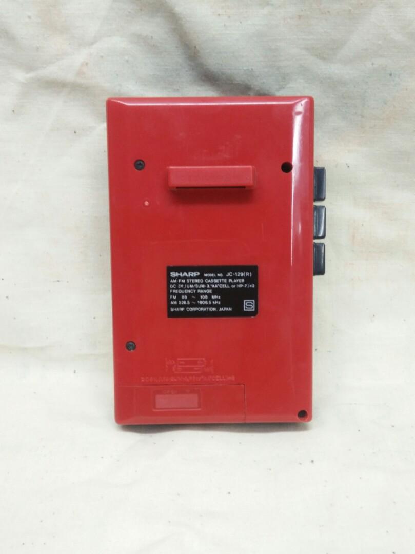 VINTAGE WALKMAN SHARP JC-129 (R), Audio, Portable Music Players on ...