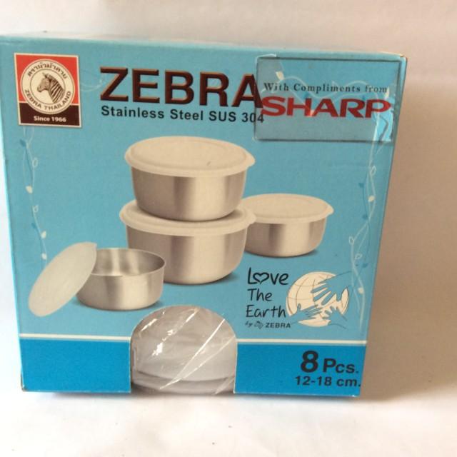 Zebra Stainless Steel SUS304 Food Container, Furniture & Home Living ...